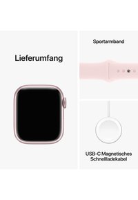 Apple APPLE WATCH SERIES 9 GPS 41MM M/L - Smartwatch - pink aluminium ...