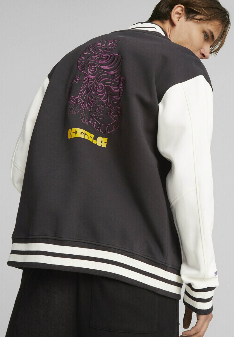 Puma GEN G E COLLEGE - Bomber Jacket - black/white - Zalando.de
