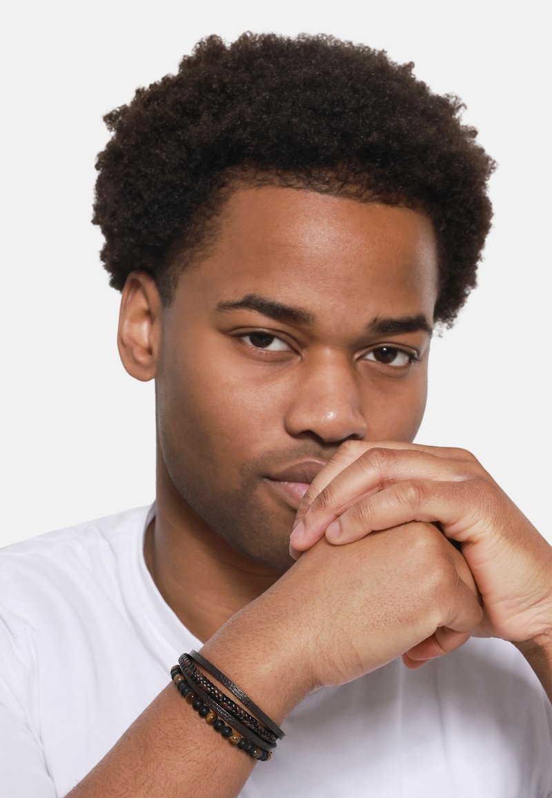 Heideman Bransoletka/czarny - Zalando.pl