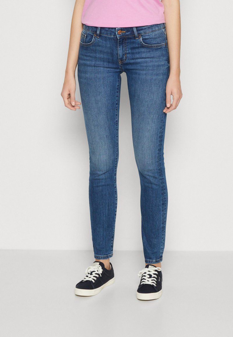 Esprit Jeans Slim Fit - saluda mid blue/bluedenim - Zalando.dk