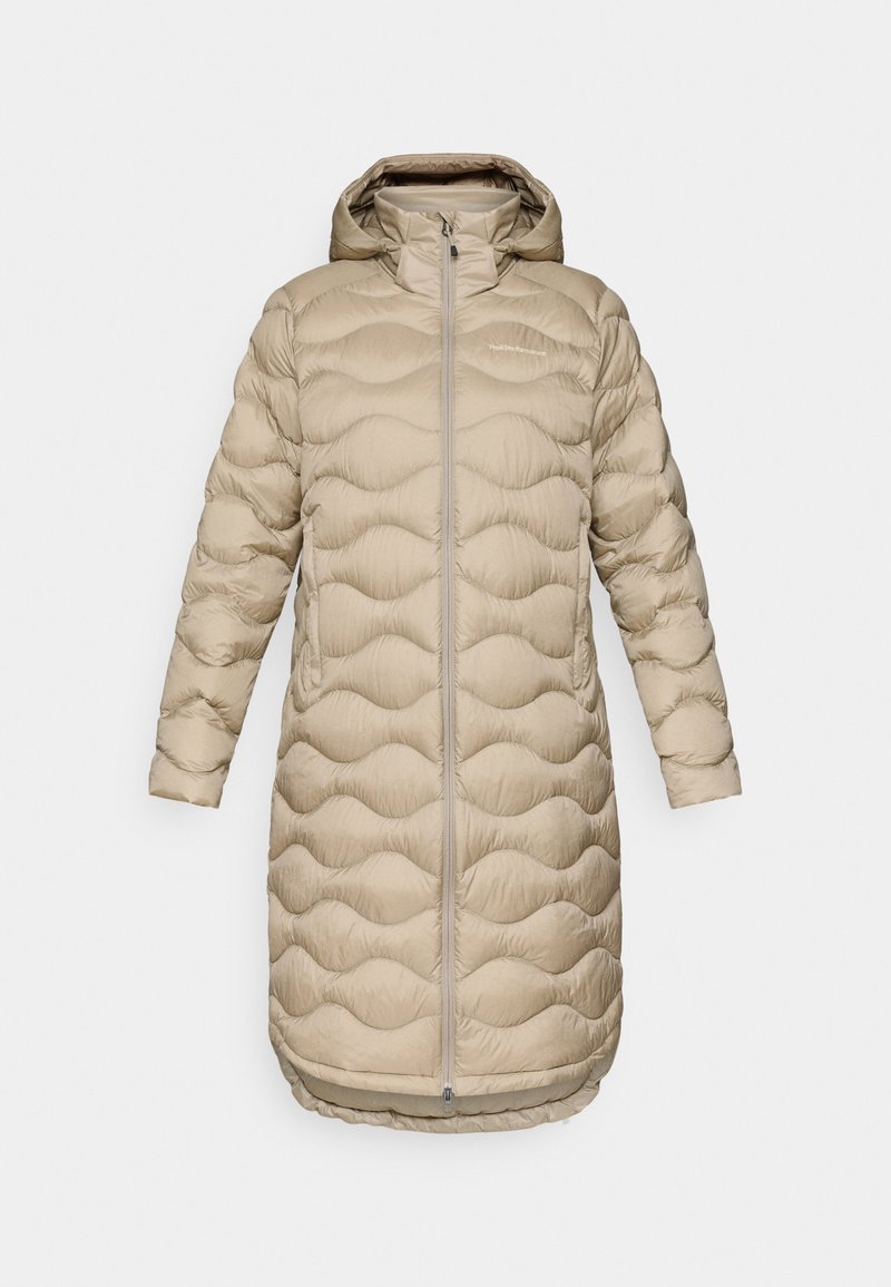 Peak Performance HELIUM COAT - Daunenmantel - avid beige/beige - Zalando