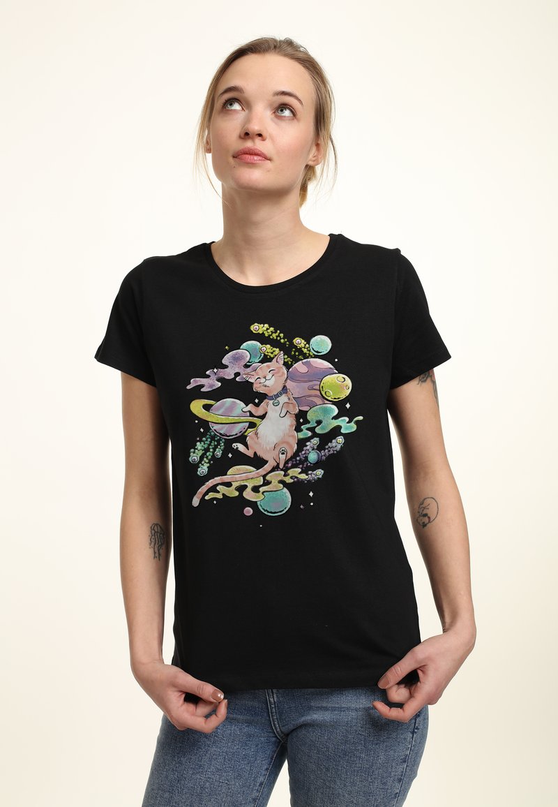 Henry Tiger CAPTAIN MARVEL: MOVIE COSMIC KITTY - T-Shirt print - black ...