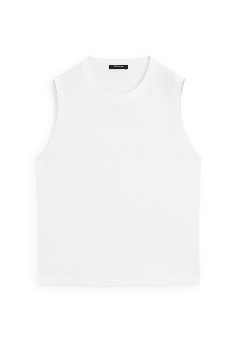 Massimo Dutti SLEEVELESS - Top - white/wit - Zalando.nl