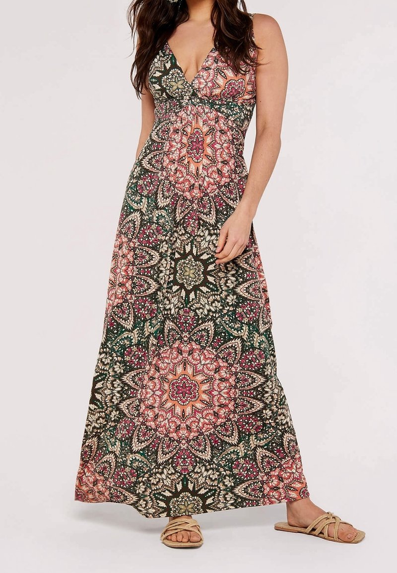 Apricot Maxi dress - green - (Pre-owned) - Zalando