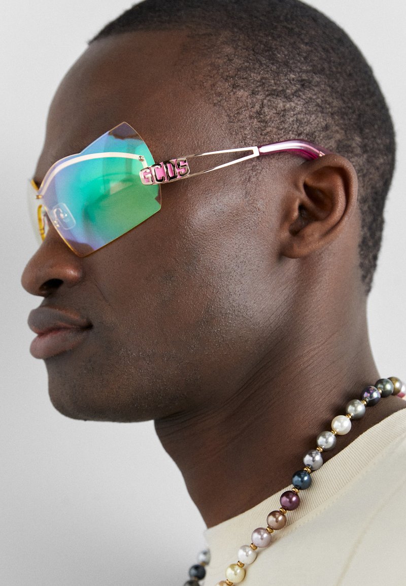 GCDS UNISEX - Sonnenbrille - shiny rose gold-coloured/roségoldfarben ...