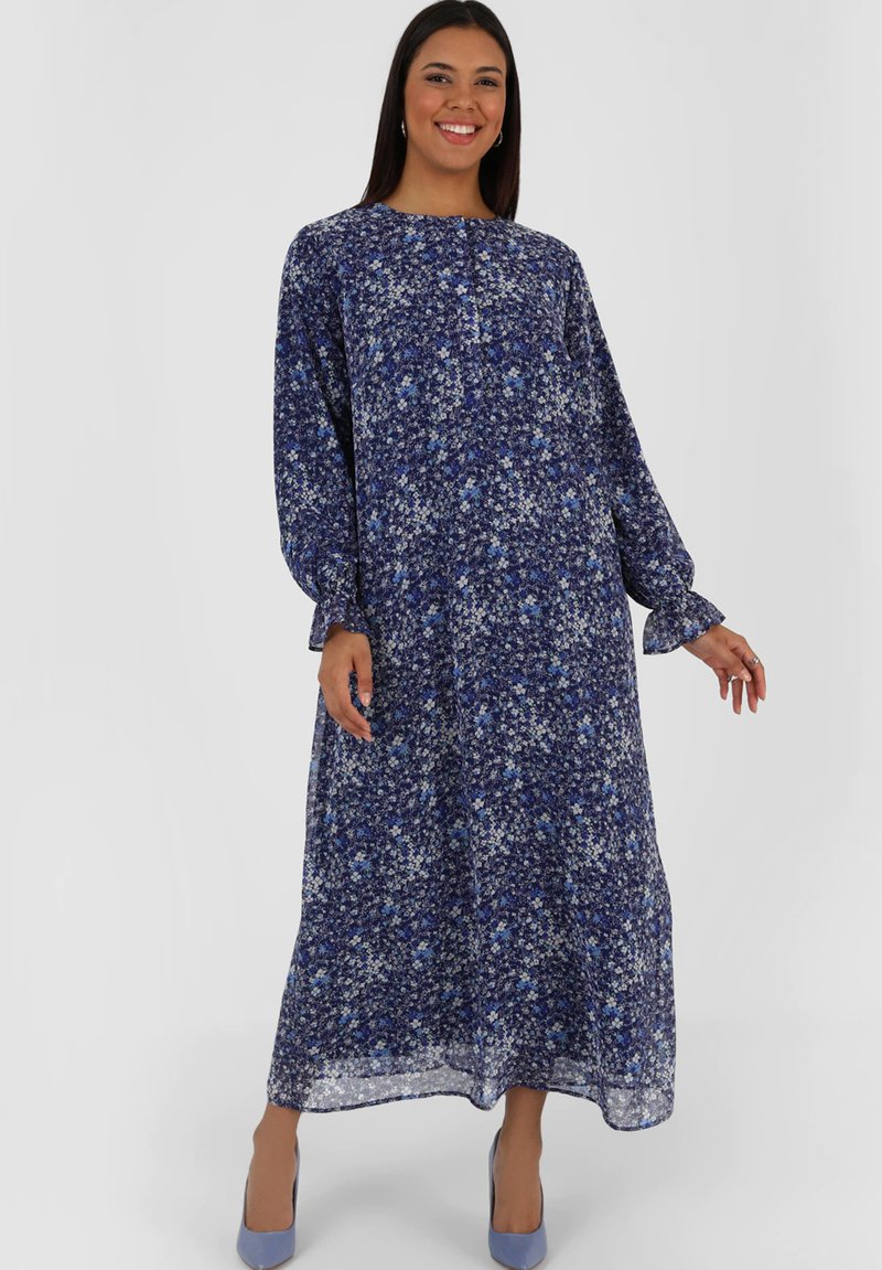 Modanisa PATTERNED - CREW NECK- PLUS SIZE- ALIA - Maxi-jurk - light ...