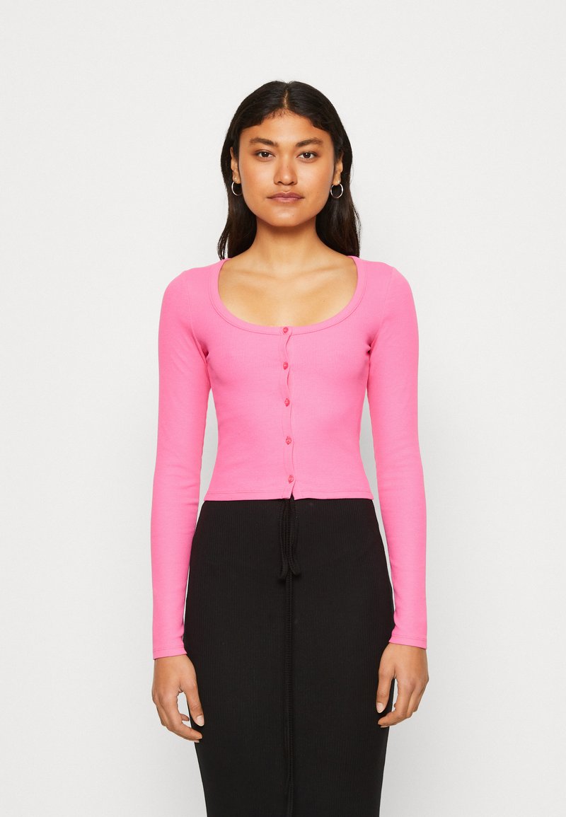 JJXX JXFUNNY STR LS JSR - Strickjacke - carmine rose/pink - Zalando.ch