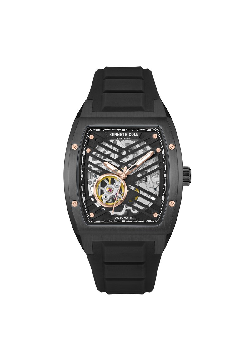 Kenneth Cole AUTOMATIC CURVE - Montre - black stripes/noir - ZALANDO
