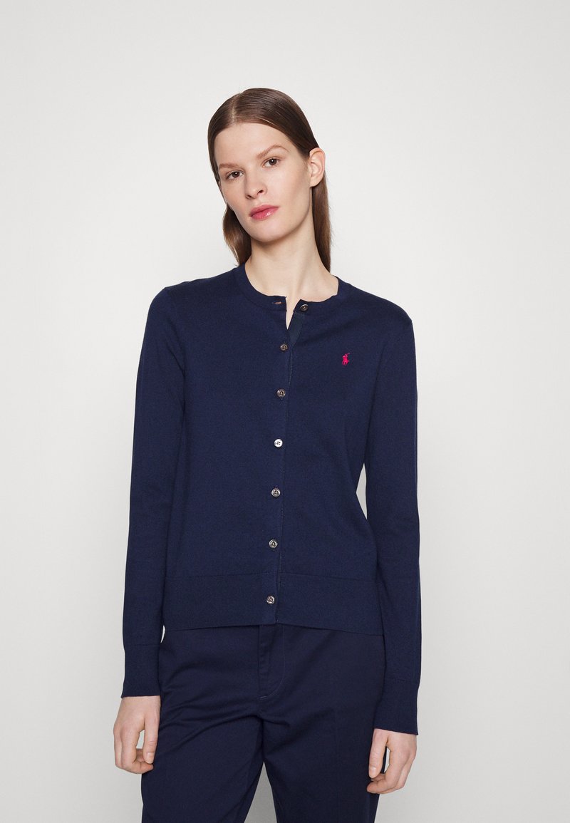 Polo Ralph Lauren LONG SLEEVE CARDIGAN - Cardigan - bright navy/dark blue - Zalando.de