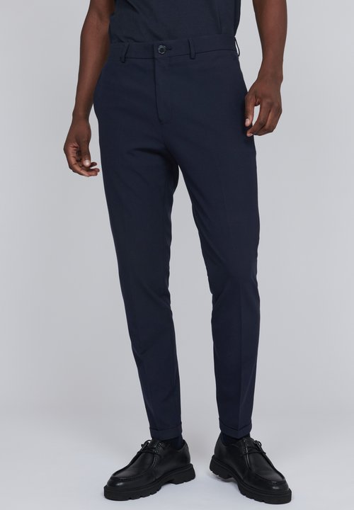 Matinique MALIAM - Chino - dark navy/dunkelblau meliert - Zalando.ch