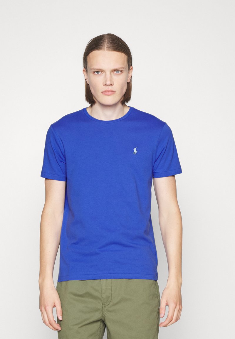 Polo Ralph Lauren CUSTOM SLIM FIT CREWNECK T-SHIRT - T-Shirt basic - maidstone blue/blau ...