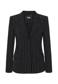 adL WADDING SHOULDER - Halflange jas - striped black/zwart - Zalando.nl