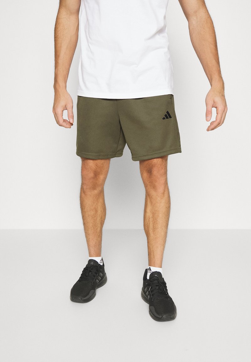 adidas Performance Sports shorts - olive strata/black/olive - Zalando.co.uk