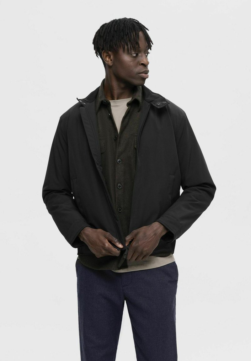 Selected Homme Light jacket - stretch limo/black - Zalando.de