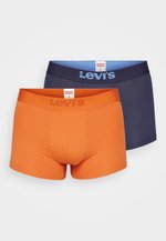 Levi's® MEN SOLID BASIC TRUNK 2 PACK - Culotte - orange/navy/blu scuro - Zalando.it