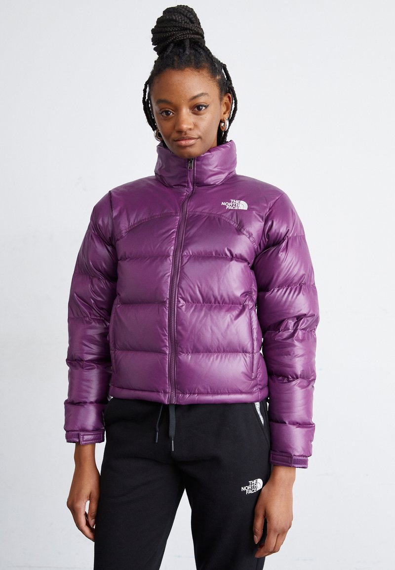 The North Face 2000 RETRO NUPTSE JACKET - Down jacket - black currant ...