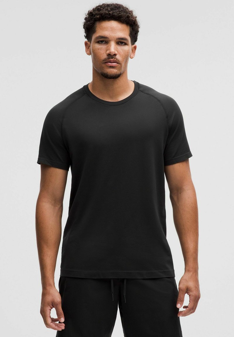 lululemon Metal Vent Tech - Basic T-shirt - black black/black - Zalando