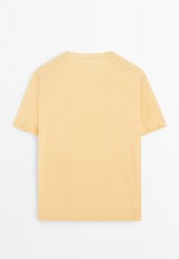 Massimo Dutti T-Shirt basic - light yellow/hellgelb - Zalando.ch