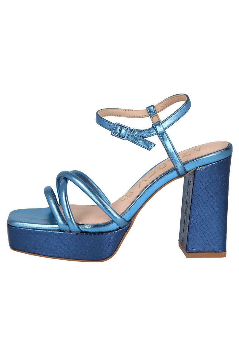 Azarey Sandalias de tacón - azul - Zalando.es