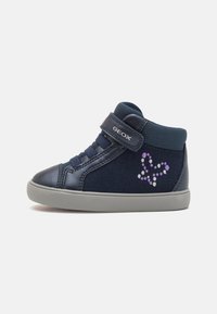 Geox GISLI GIRL - Augsti sporta apavi - navy/tumši zils - Zalando.lv