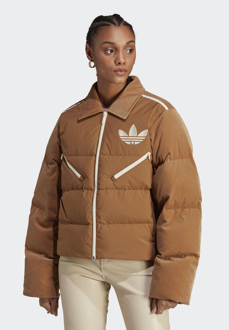 adidas Originals PUFFER - Dunjacka - brown desert/brun - Zalando.se