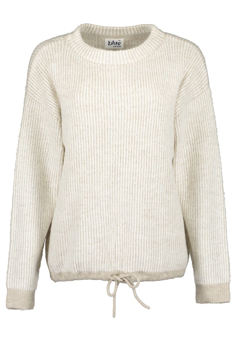 Blue Seven SWINGING BLUE - Stickad tröja - kiesel/sand - Zalando.se