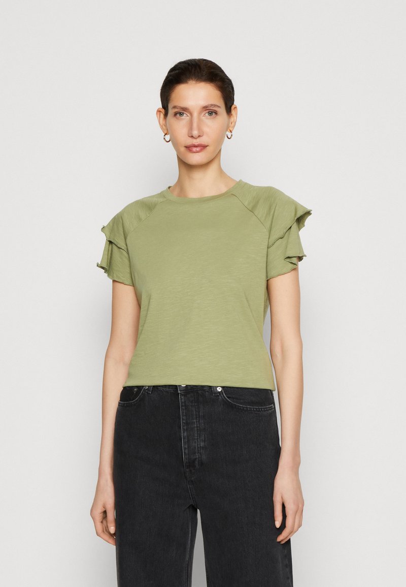 edc by Esprit VOLANT - T-Shirt print - light khaki/khaki - Zalando.ch