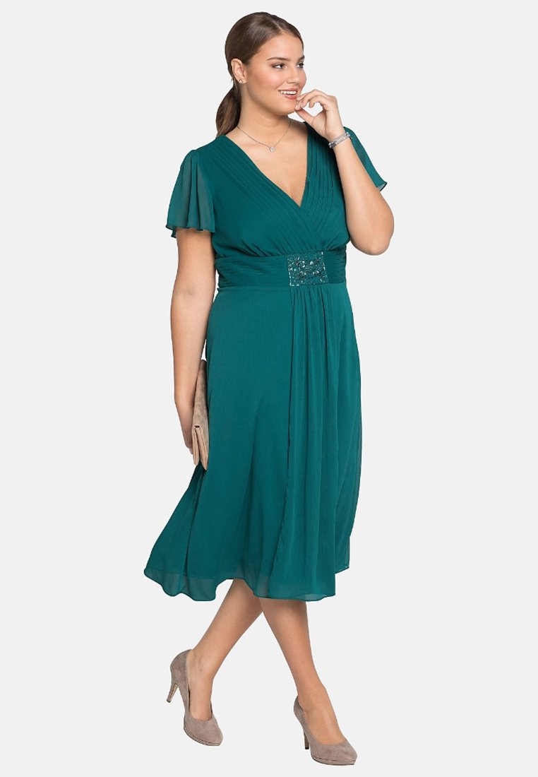 Sheego Maxikleid - opal green/petrol - Zalando.de