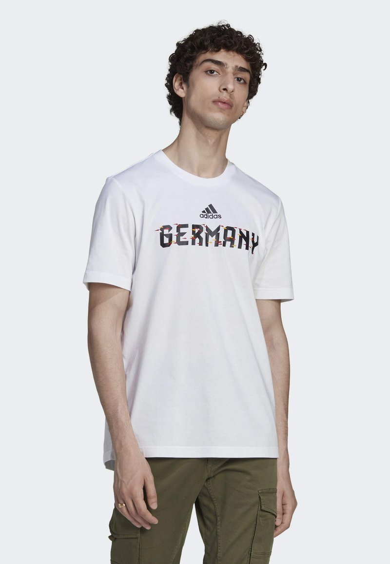 adidas Performance GERMANY FIFA WC 2022 EVENT - T-shirt imprimé - white ...