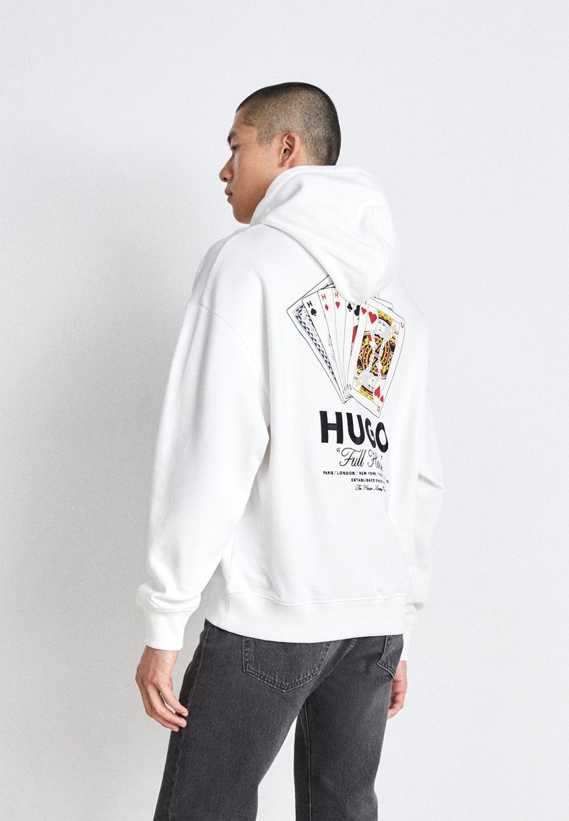 HUGO DEEWAX - Sweatshirt - white/weiß - Zalando.at