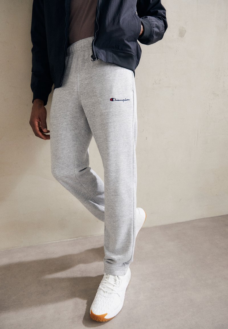 Champion ICONS STRAIGHT HEM PANTS SMALL LOGO - Trainingsbroek - grey ...