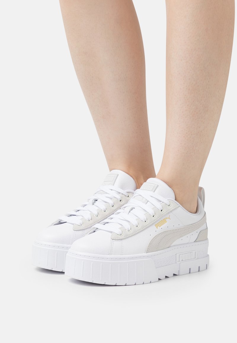Puma Mayze Gentle Trainers White Feather Gray White Zalando Ie