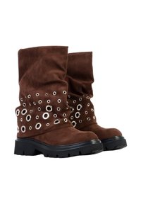 Super Mode Platform ankle boots - marron/brown - Zalando