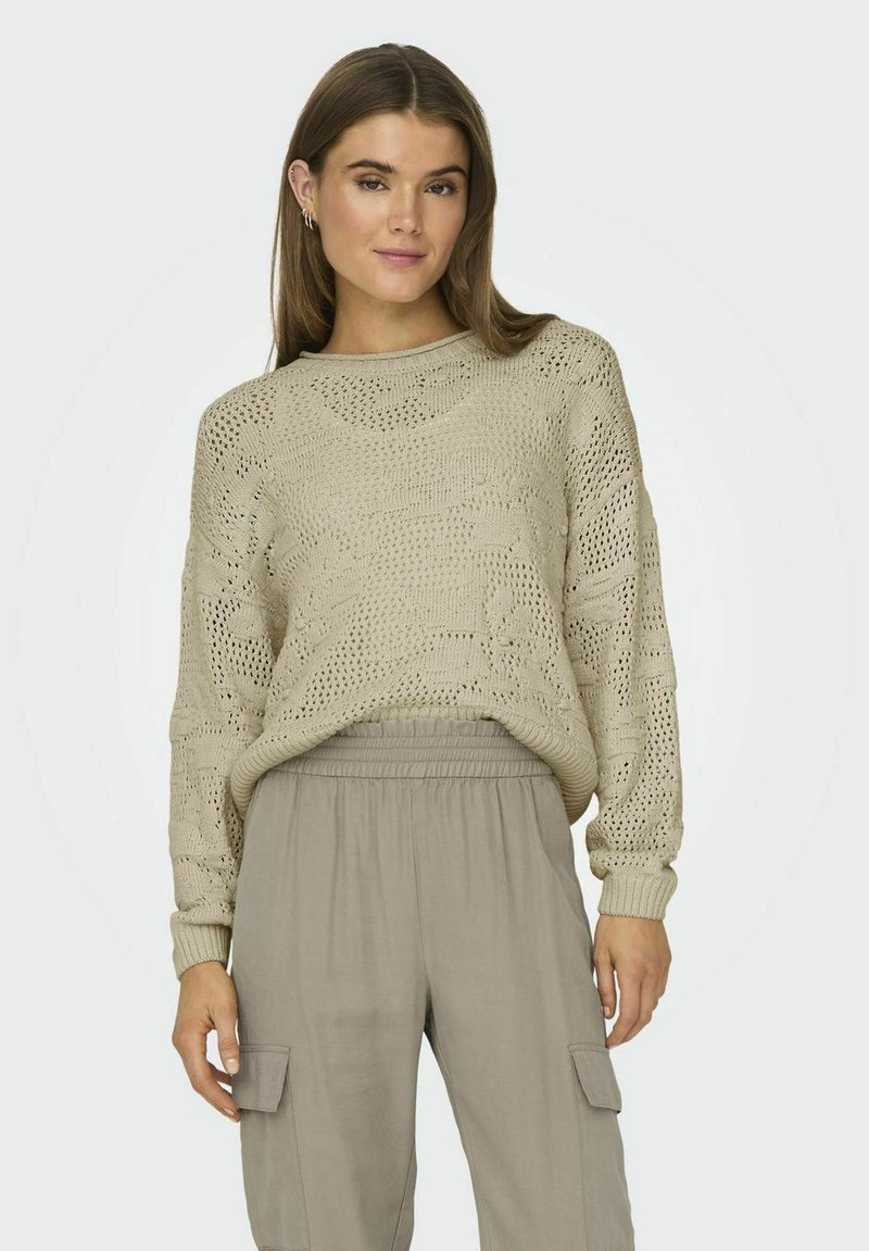 ONLY Strickpullover - birch/beige - Zalando.at