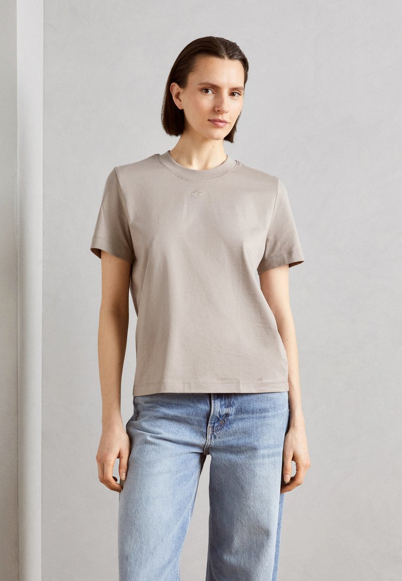 Esprit T-Shirt basic - light taupe/taupe - Zalando.de