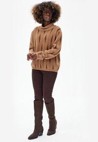 blue shadow SKAYA - Jumper - brown - Zalando