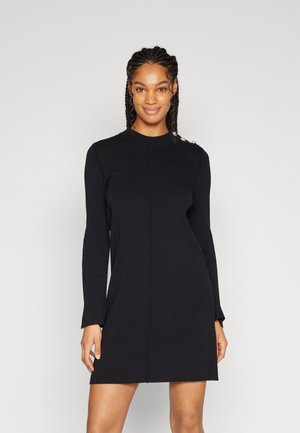 YAS YASJULIATTA L/S LACE DRESS - Freizeitkleid - black/schwarz - Zalando.ch