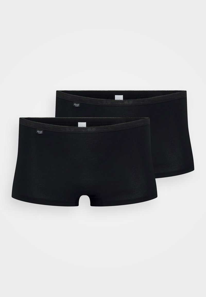 Sloggi BASIC SHORT 2 PACK - Shorty - black/noir - ZALANDO.FR
