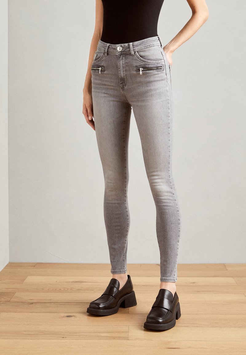 Mos Mosh IMERA - Jeans Skinny Fit - grey/grey denim - Zalando.de