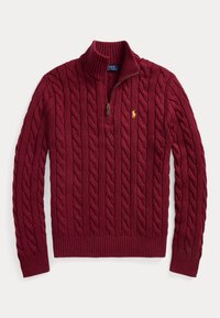 Polo Ralph Lauren CABLE KNIT COTTON QUARTER ZIP SWEATER - Pullover ...