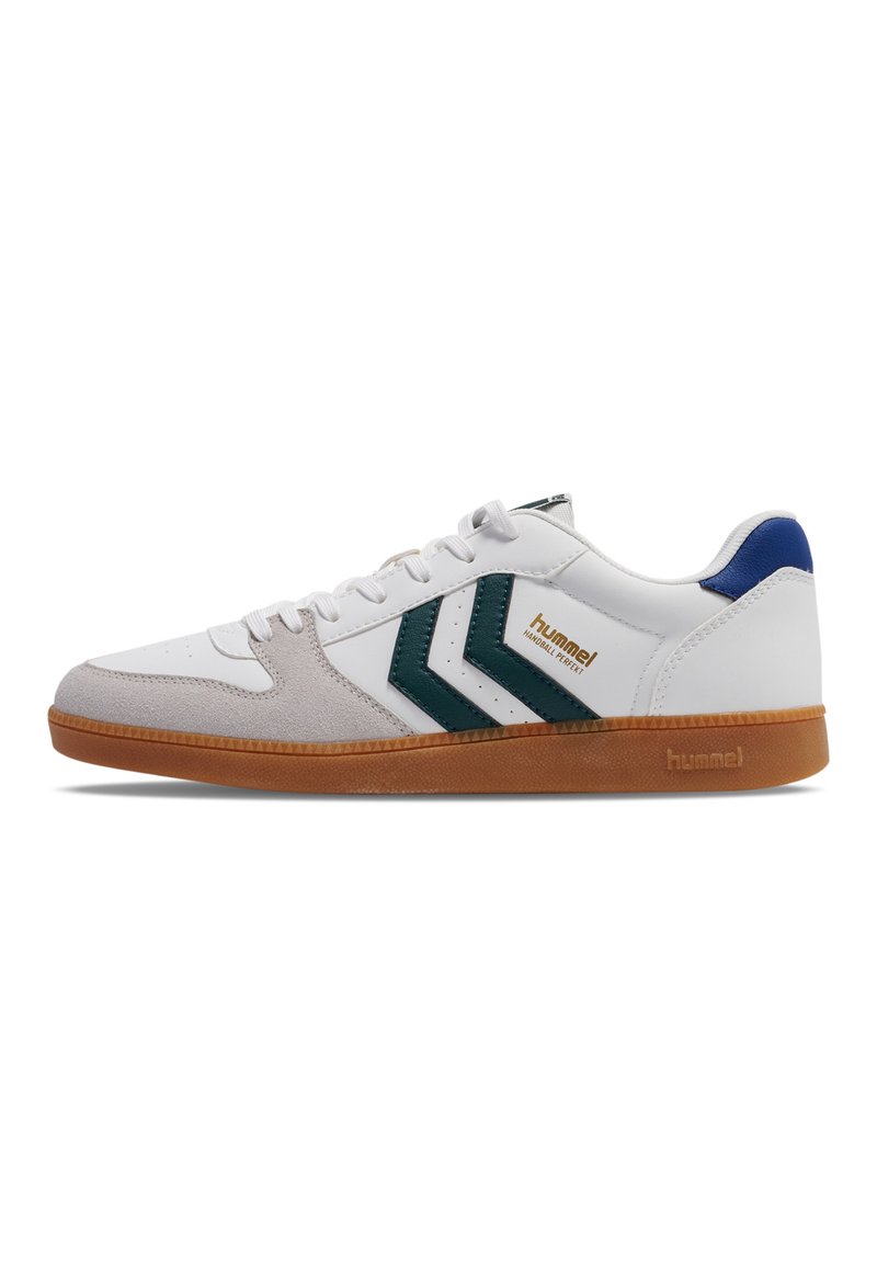 Hummel HANDBALL PERFEKT - Sneaker low - bright white navy peony/weiß ...