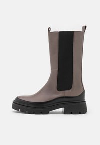 Gabor Platform boots - taupe/schwarz/taupe - Zalando
