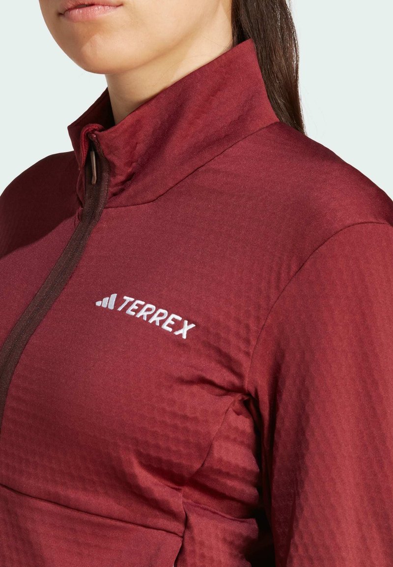 Adidas TERREX Tech Fleece Hooded Hiking Fleece Jacket