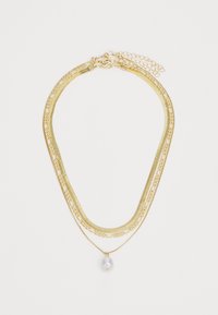 Pieces PCTILLE NECKLACE 3 PACK - Smykke - gold-coloured/gullfarget ...
