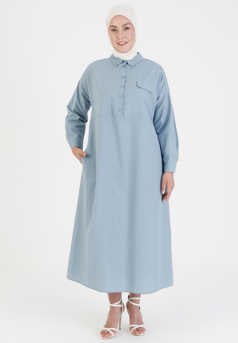 Modanisa Shirt dress - ice blue/light blue - Zalando.ie