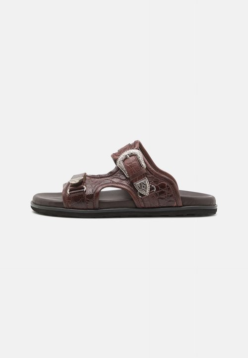Buffalo SOL ARI - Pantolette flach - purple metallic/lila - Zalando.ch