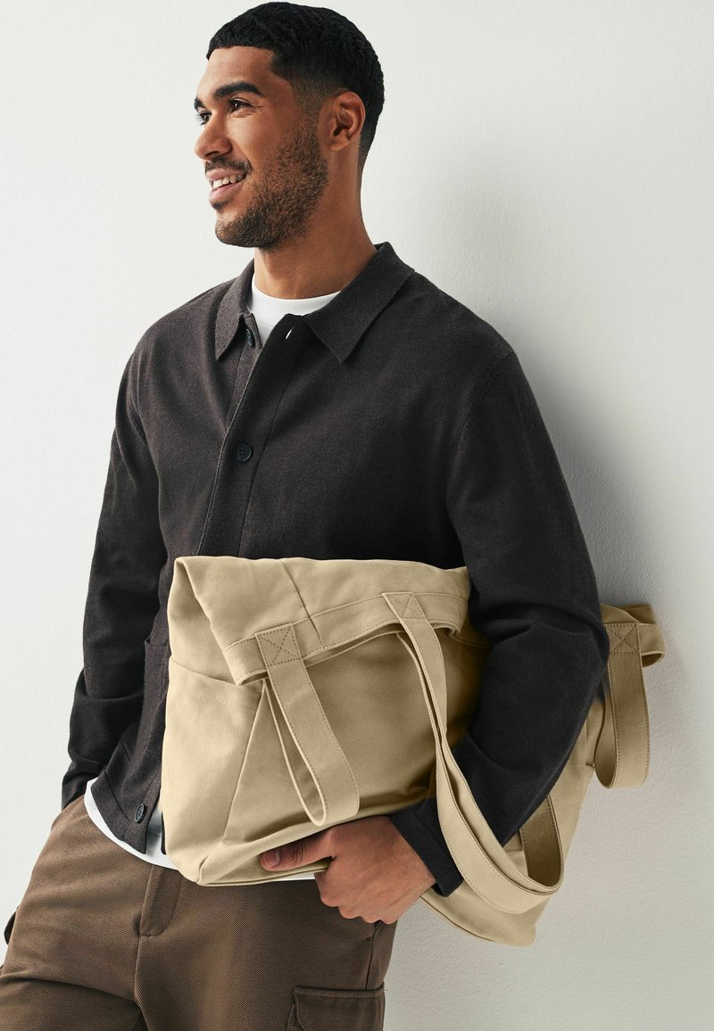 Next Tote bag - neutral stone/beige - Zalando