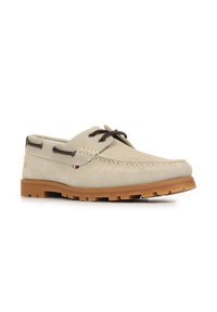 Tommy Hilfiger LIGHT - Boat shoes - grey/black/grey - Zalando