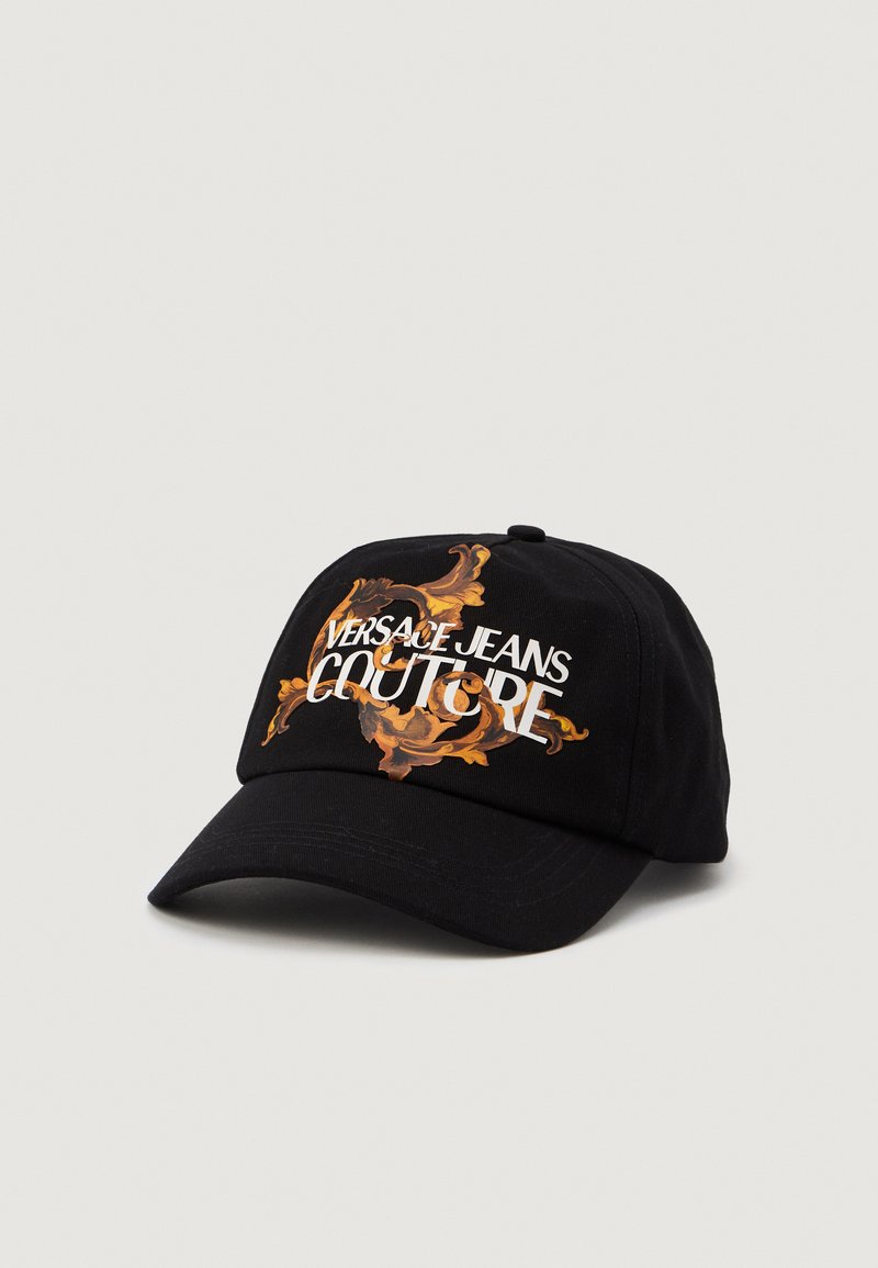 Versace Jeans Couture BASEBALL CAP WITH PINCES UNISEX - Cap - black ...