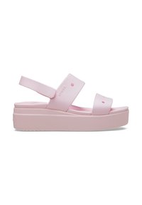 Crocs Sandales compensées - pink milk/fuschia - ZALANDO.FR